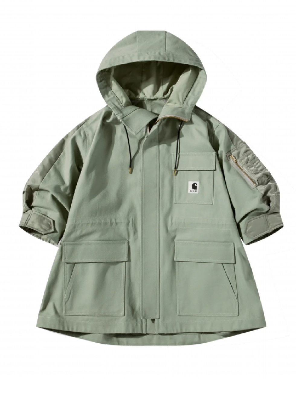 SACAI淺灰綠Carhartt WIP聯名大衣｜HAMA BOUTIQUE 亞瑪精品