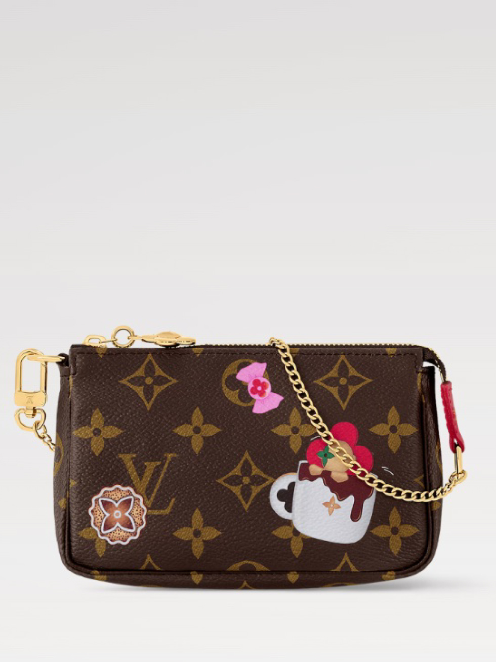 LOUIS VUITTON咖啡色迷你配件包｜HAMA BOUTIQUE 亞瑪精品