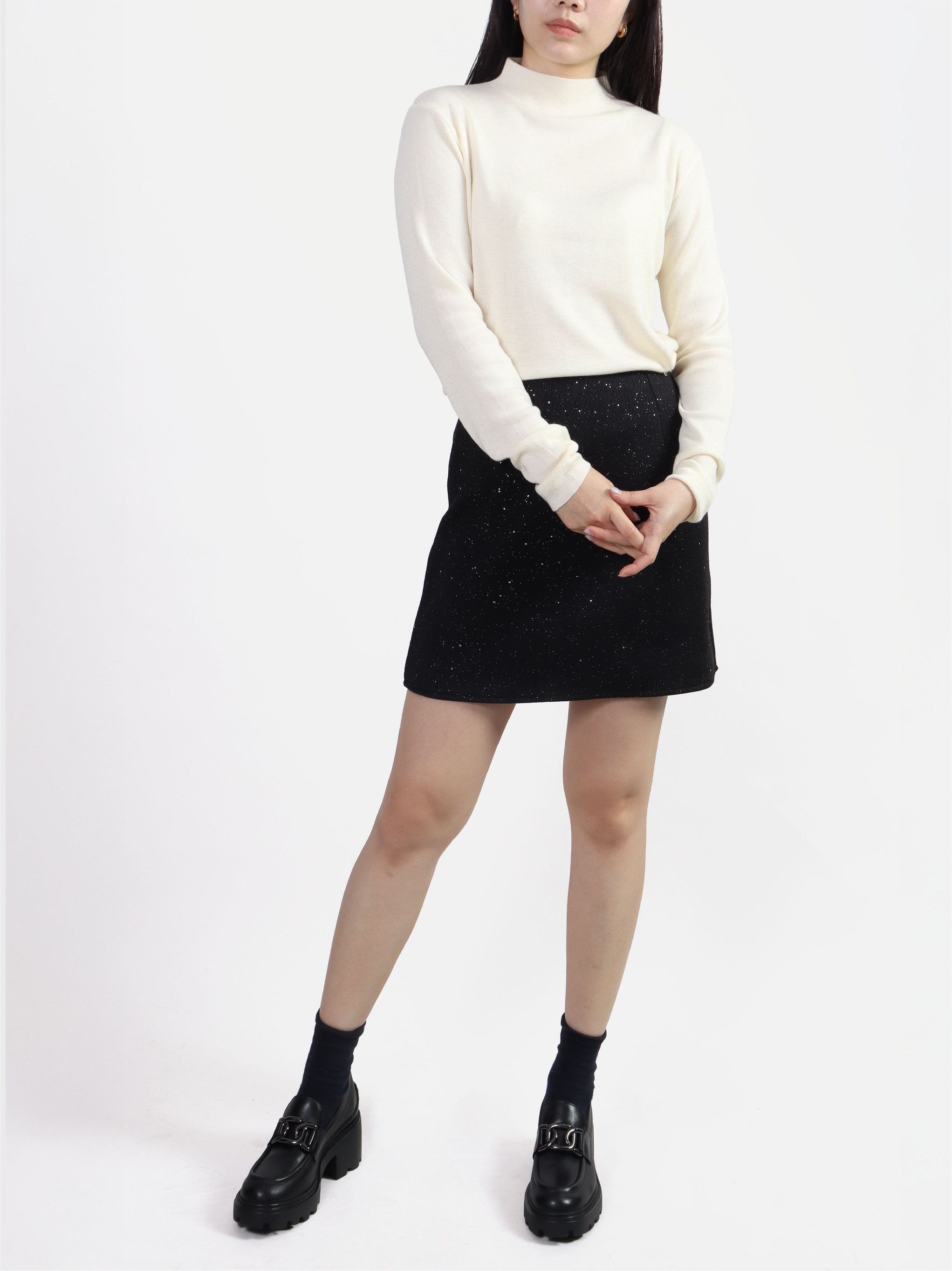 99 BOUTIQUE黑色亮片短裙*｜HAMA BOUTIQUE 亞瑪精品