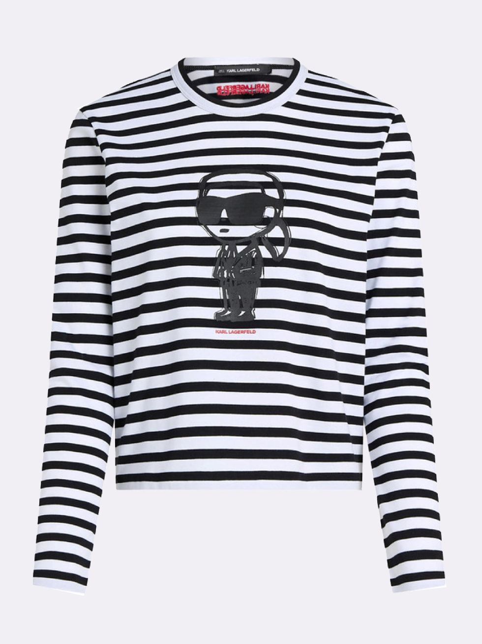 KARL LAGERFELD條紋長袖T-shirt｜HAMA BOUTIQUE 亞瑪精品